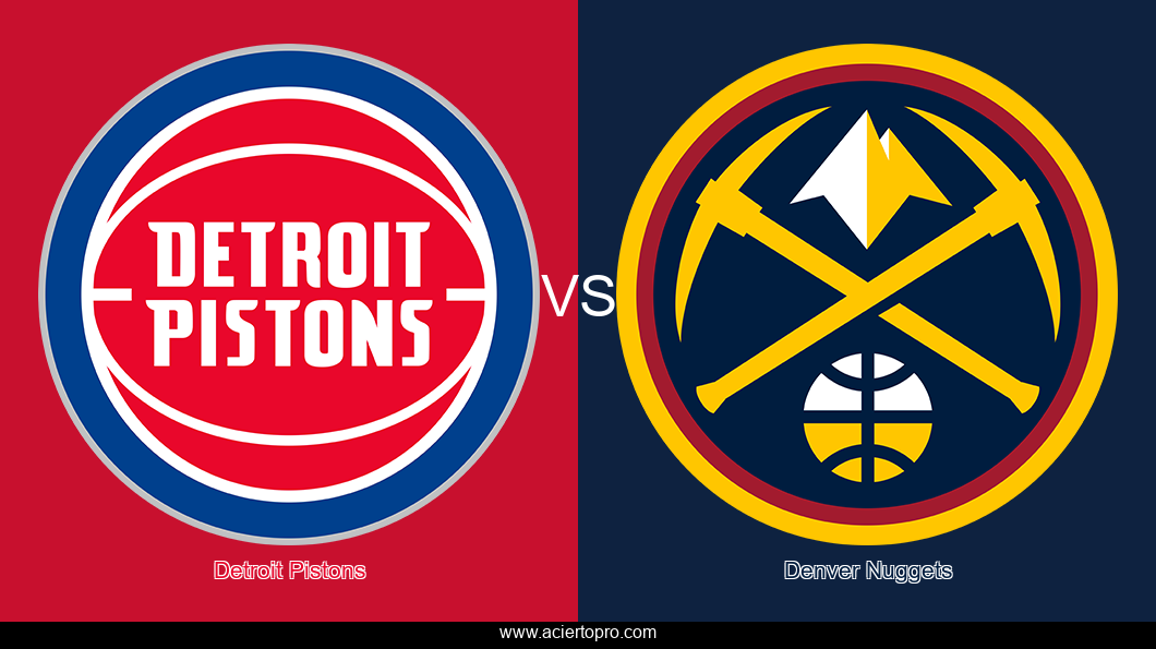 Palpites Detroit Pistons vs Denver Nuggets | NBA 27.01.26 - AciertoPRO