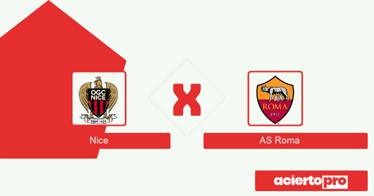 Pronóstico Nice vs AS Roma 24/09/2025 | UEFA Europa League - aciertopro.com