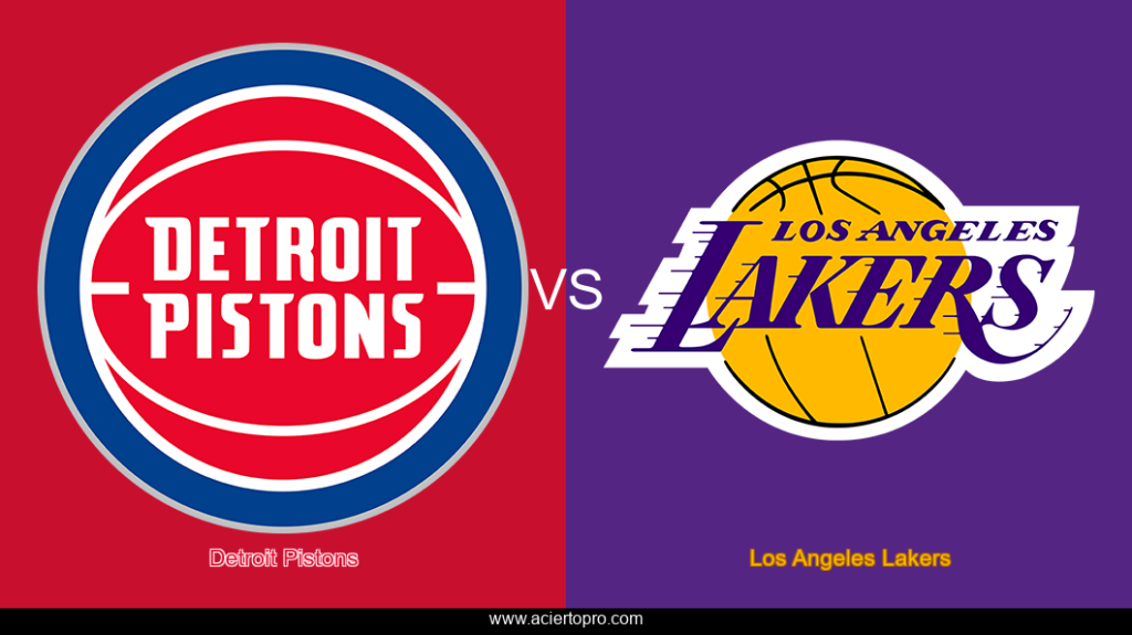 Pronósticos Detroit Pistons vs Los Angeles Lakers | NBA 30.12.25 ...