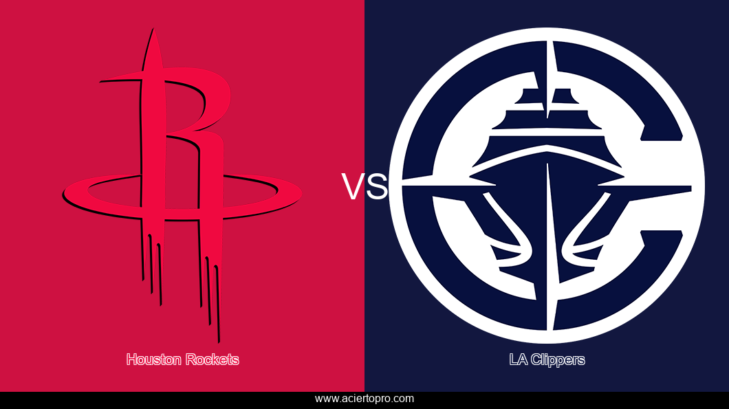 Pronósticos Houston Rockets vs LA Clippers | NBA 23.12.25 - aciertopro.com